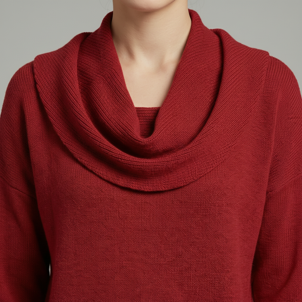 Pulover cu guler drapat – Justin Stan București